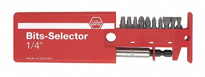 WIHA, Wiha Bit Selector Sets, 11 Pie - 25D965|79248 - Grainger