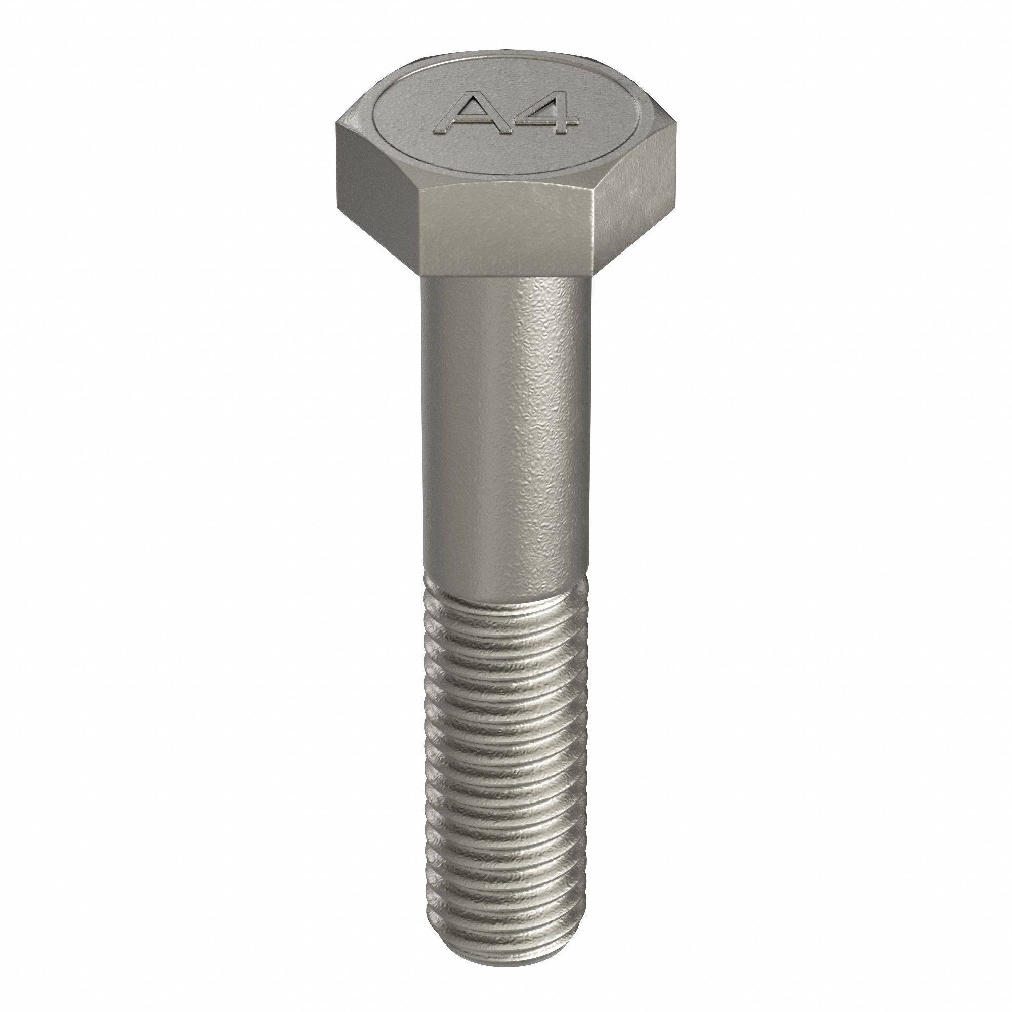 Stainless Steel, A2, Hex Head Cap Screw - 42GL67|L51000.080.0080 - Grainger