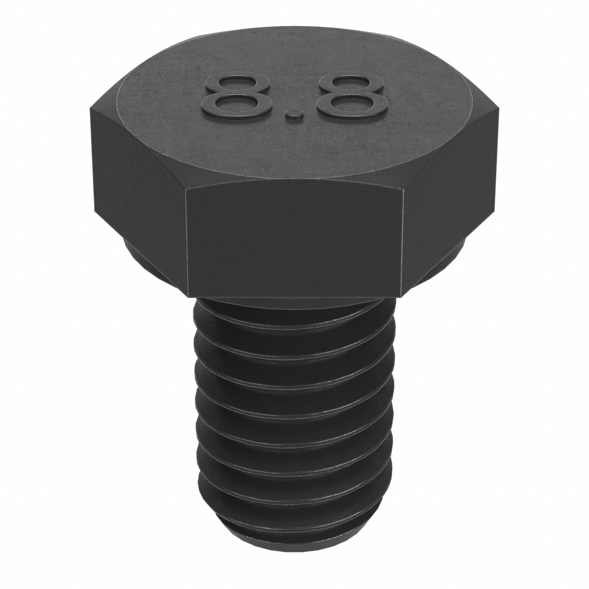 APPROVED VENDOR Tornillo de Cabeza de Dado Hexagonal M6-1.00 Clase 8.8 Longitud de 10mm, Acabado ...