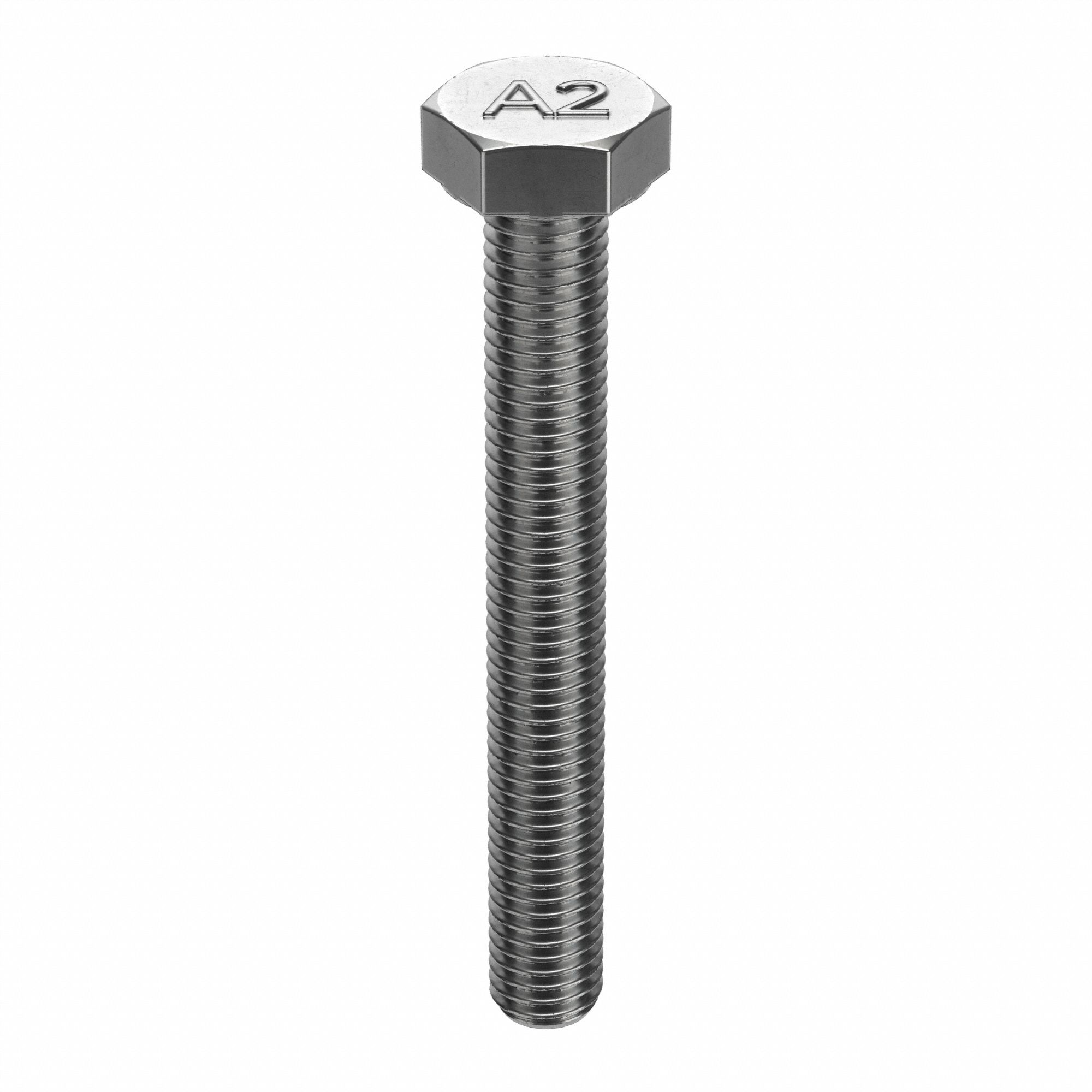 Stainless Steel, A2, Hex Head Cap Screw - 25DG85|M51010.100.0080 - Grainger