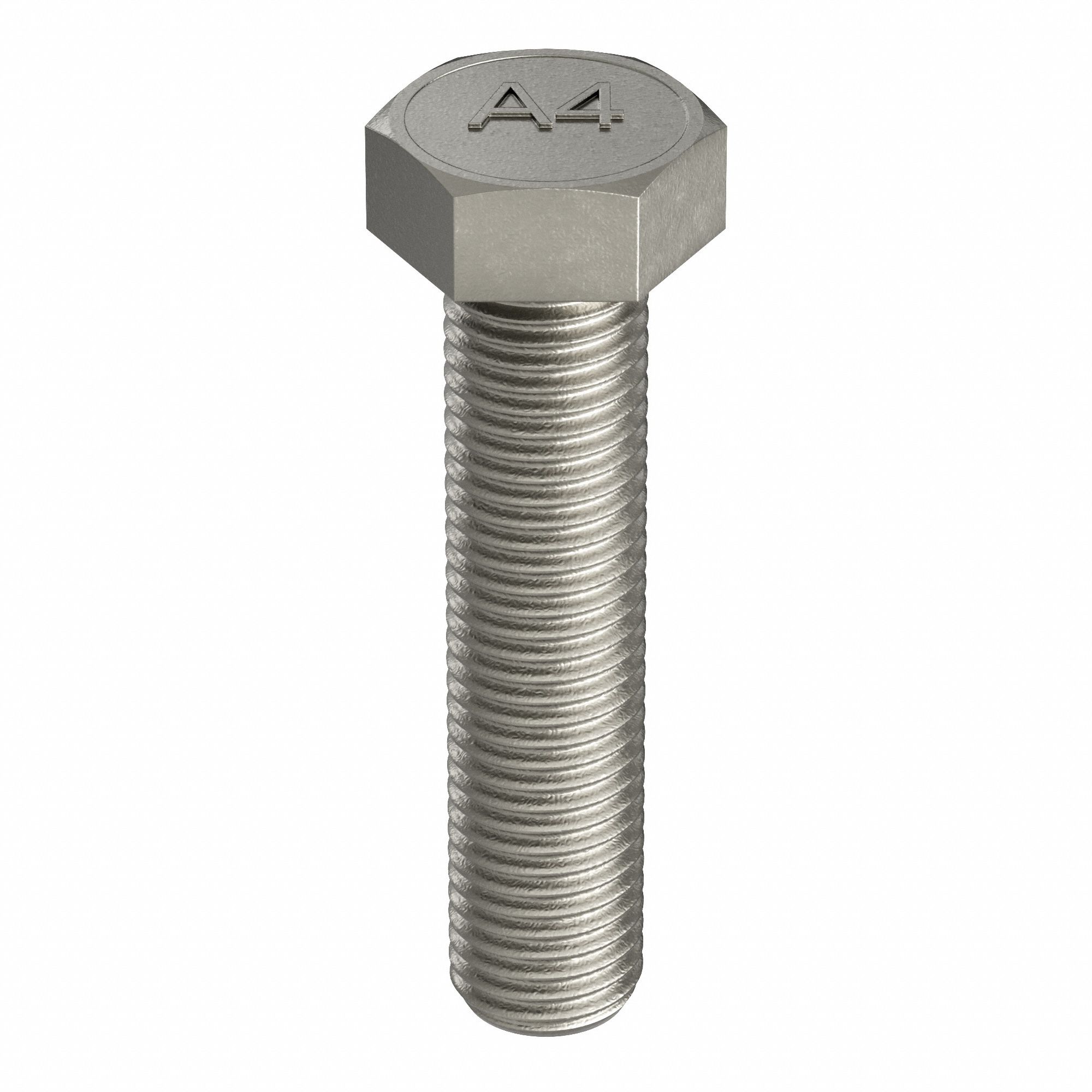 APPROVED VENDOR Tornillo de Cabeza de Dado Hexagonal M12-1.75 A2 Longitud de 60mm, Acabado Sin ...