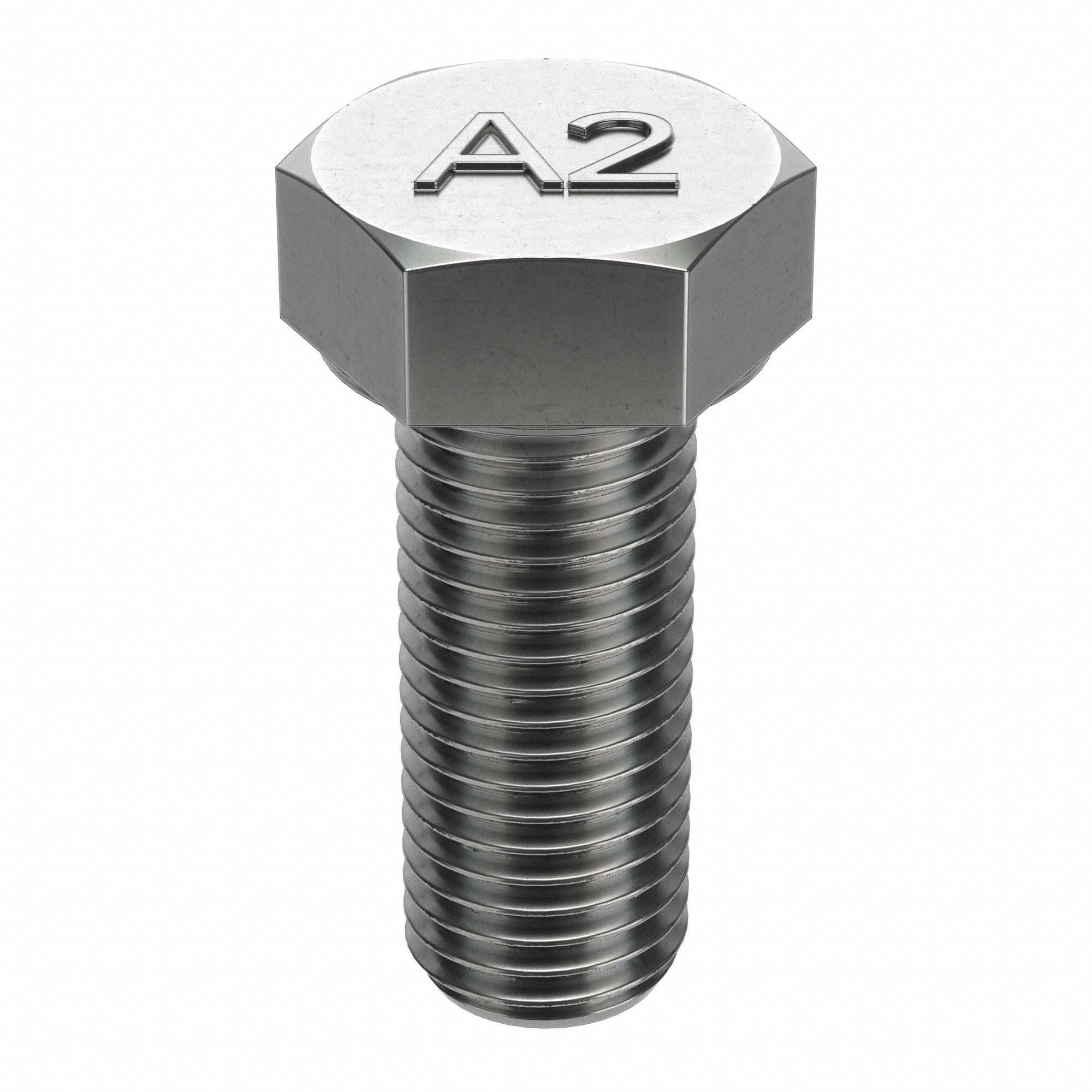 APPROVED VENDOR HEX HEAD CAP SCREW, STAINLESS STEEL, A2, PLAIN FINISH ...