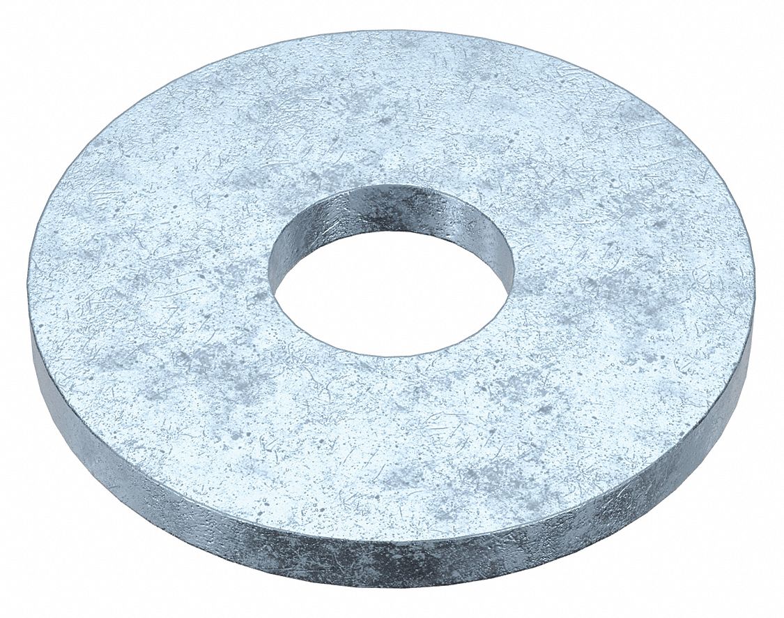 For Screw Size M7, Steel, Flat Washer - 25DL12|M38210.070.0001 - Grainger