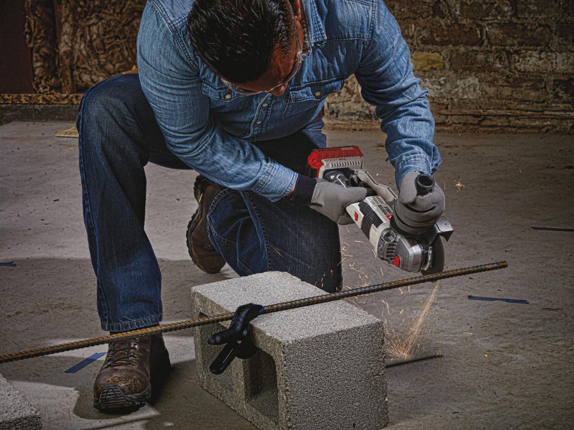 PORTER CABLE Angle Grinder: 4 1/2 in Wheel Dia, Trigger, without Lock ...