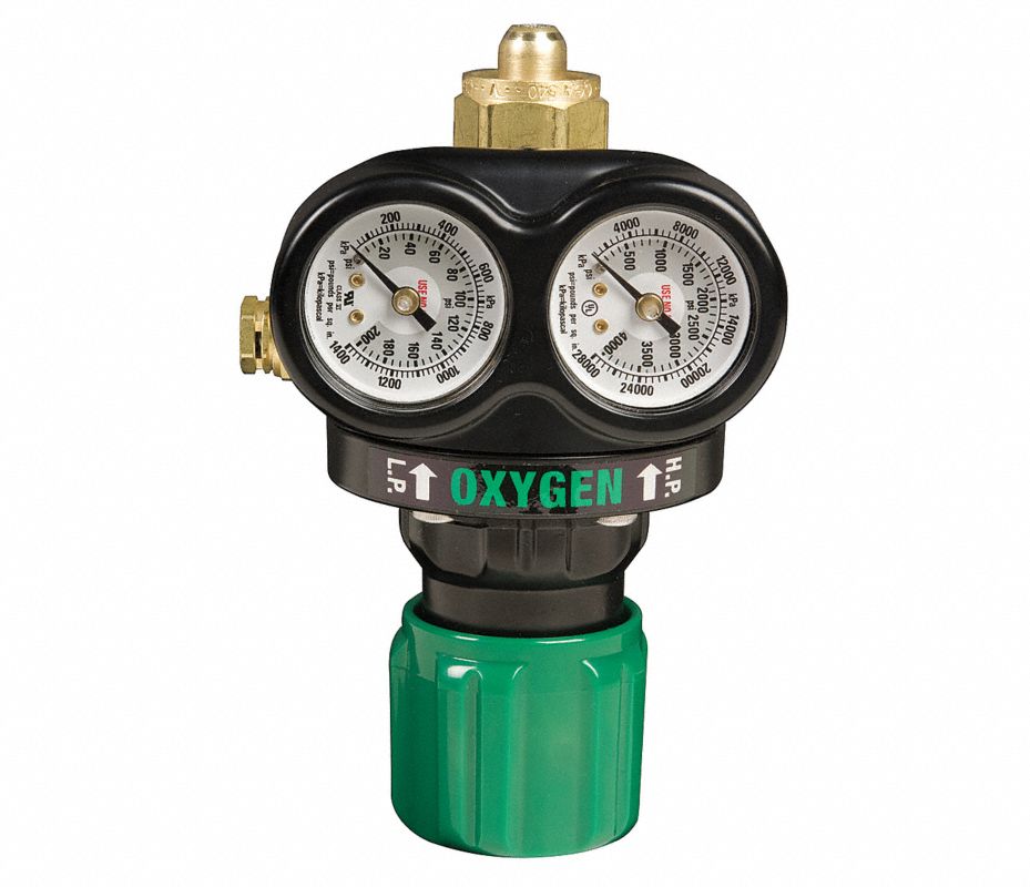 VICTOR Regulador de Gas, Serie Edge-ESS3-125-540, Rango de Presión de ...