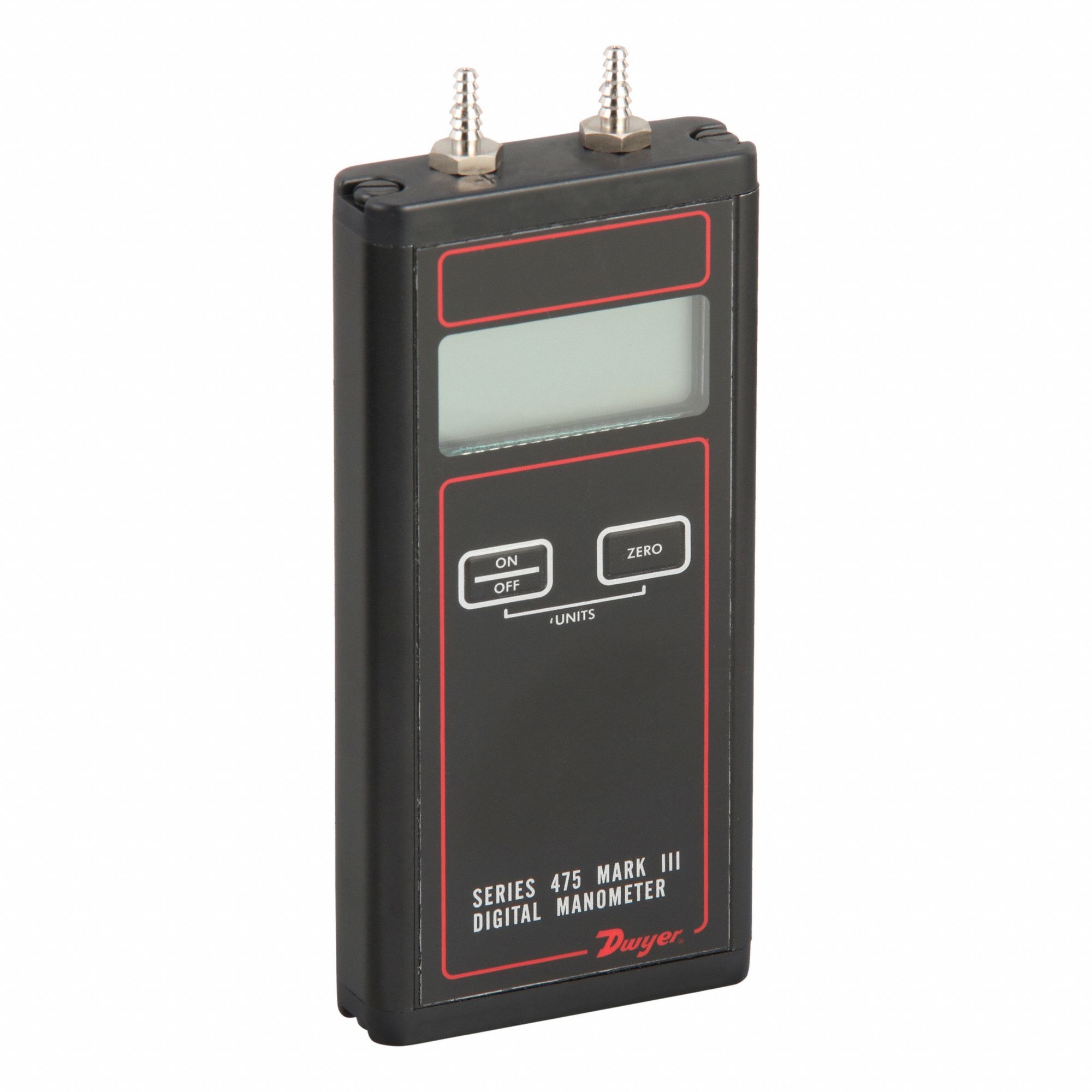 DWYER, 475-00-FM, 0 in wc to 4 in wc, Handheld Digital Manometer ...