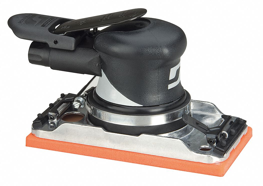 DYNABRADE, Orbital, 3 2/3 in x 7 in Pad, Air Sheet Sander - 25H970 ...
