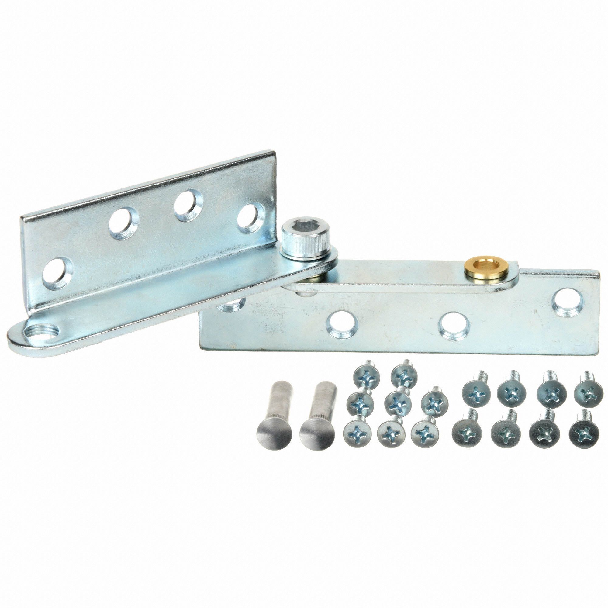 MARKAR Pivot Hinge: Steel, Offset, 300 lb Load Capacity, 180° Range of ...