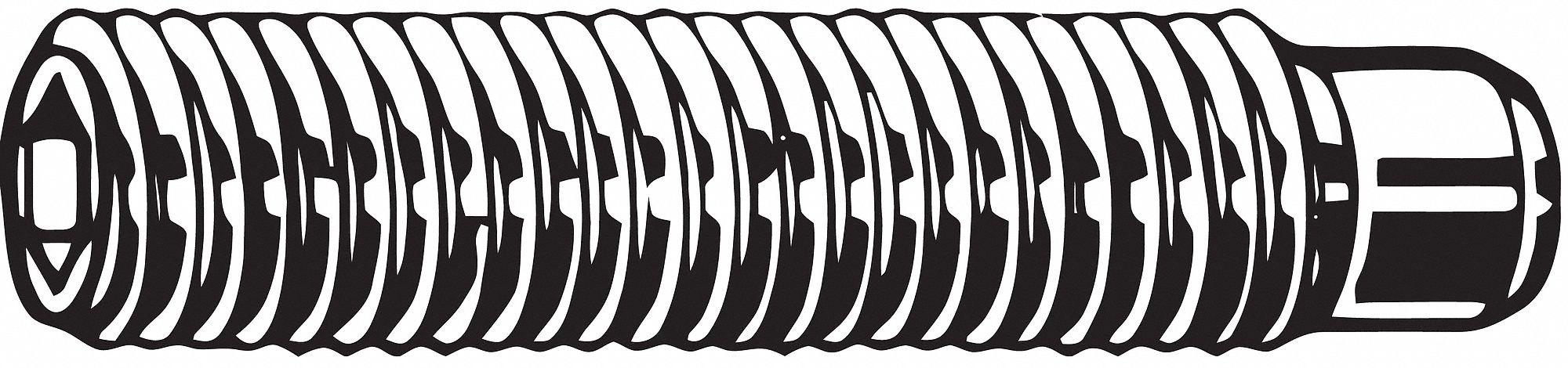 GRAINGER APPROVED SET SCREW SQ HD CUP PT 1/4-20X3/8,100/PK - Socket Set ...