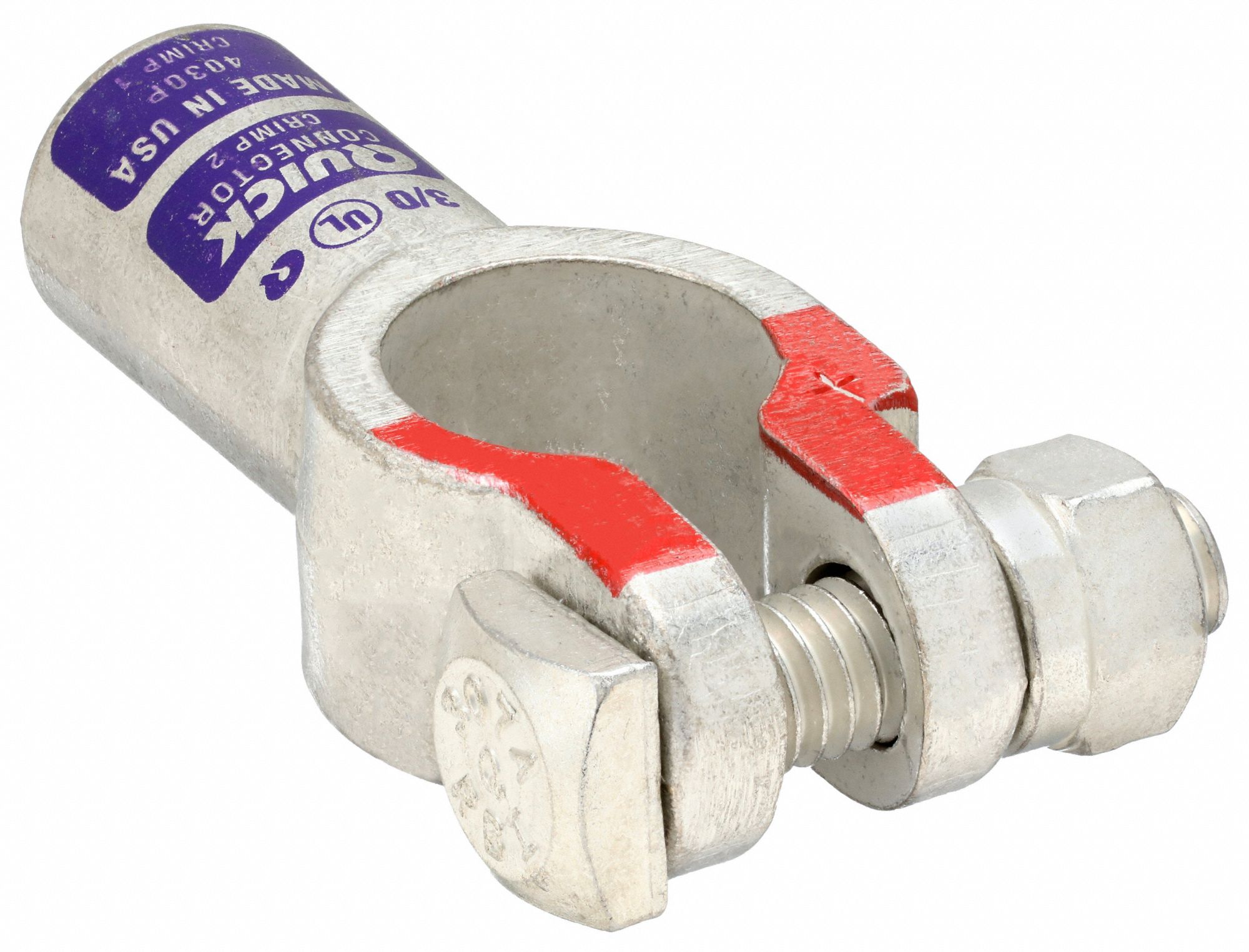 FUSION, Straight, Crimp, Battery Terminal - 25KD33|4030P - Grainger