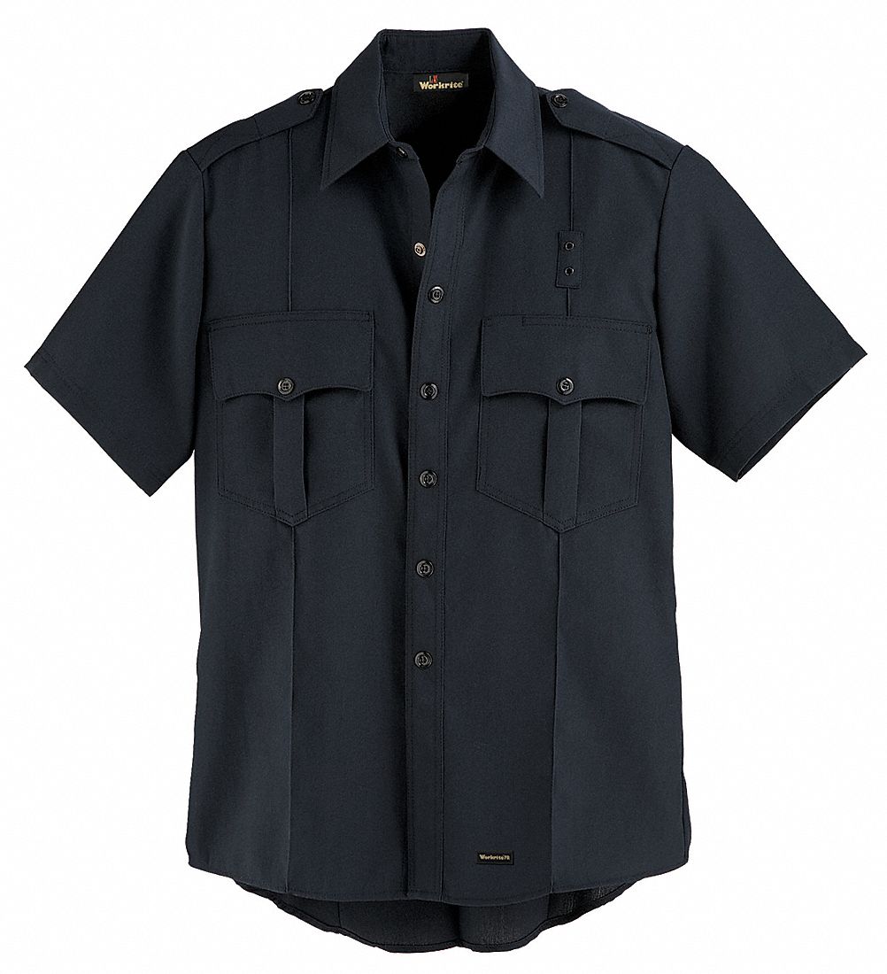 WORKRITE, 4.1 cal/sq cm ATPV, Men's, Flame-Resistant Collared Shirt ...