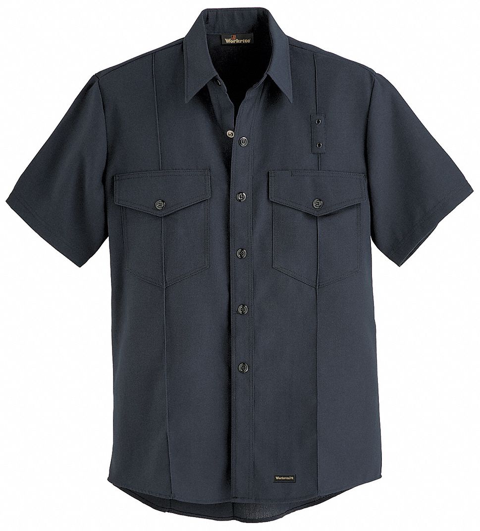 WORKRITE, 4.1 cal/sq cm ATPV, Men's, Flame-Resistant Collared Shirt ...