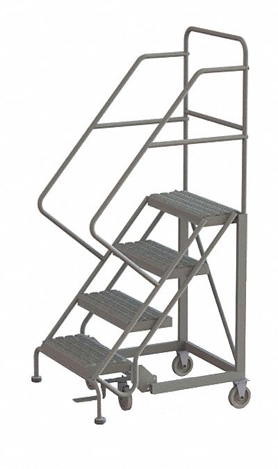 TRI-ARC, 3.3 ft Platform Ht, Unassembled, Rolling Ladder - 25NV33 ...