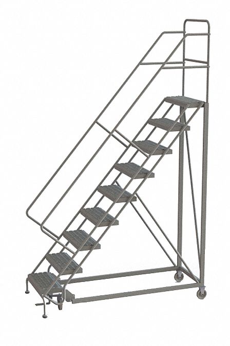 TRI-ARC, 7.5 ft Platform Ht, Unassembled, Rolling Ladder - 25NV50|KDEC109246 - Grainger