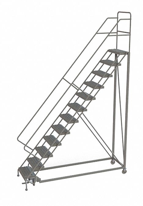 TRI-ARC, 10 ft Platform Ht, Unassembled, Rolling Ladder - 25NV56 ...
