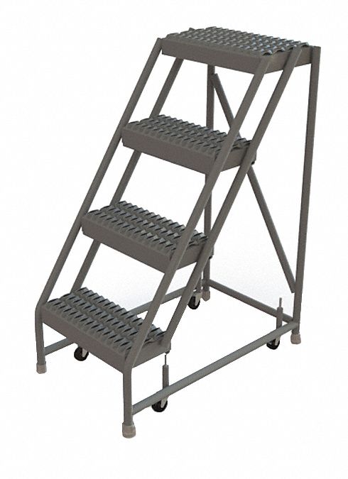 TRI-ARC, 3.3 ft Platform Ht, Unassembled, Rolling Ladder - 25NV99 ...