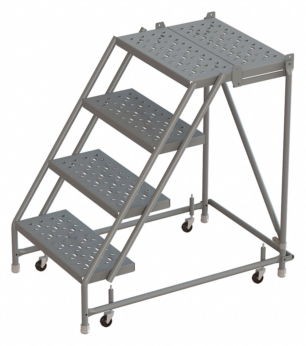 TRI-ARC, 3.3 ft Platform Ht, Unassembled, Rolling Ladder - 25NW11 ...