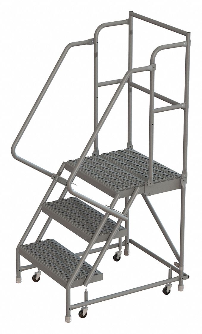 TRI-ARC, 2.5 ft Platform Ht, Unassembled, Rolling Ladder - 25NW26 ...