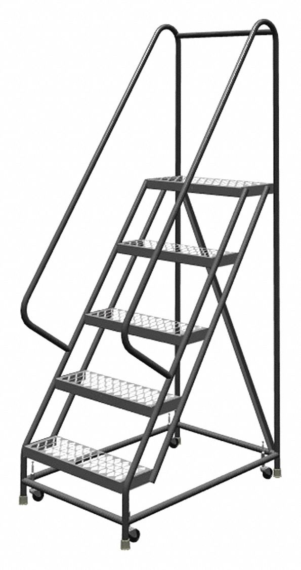 TRI-ARC, 4.2 ft Platform Ht, Unassembled, Rolling Ladder - 25NW54 ...