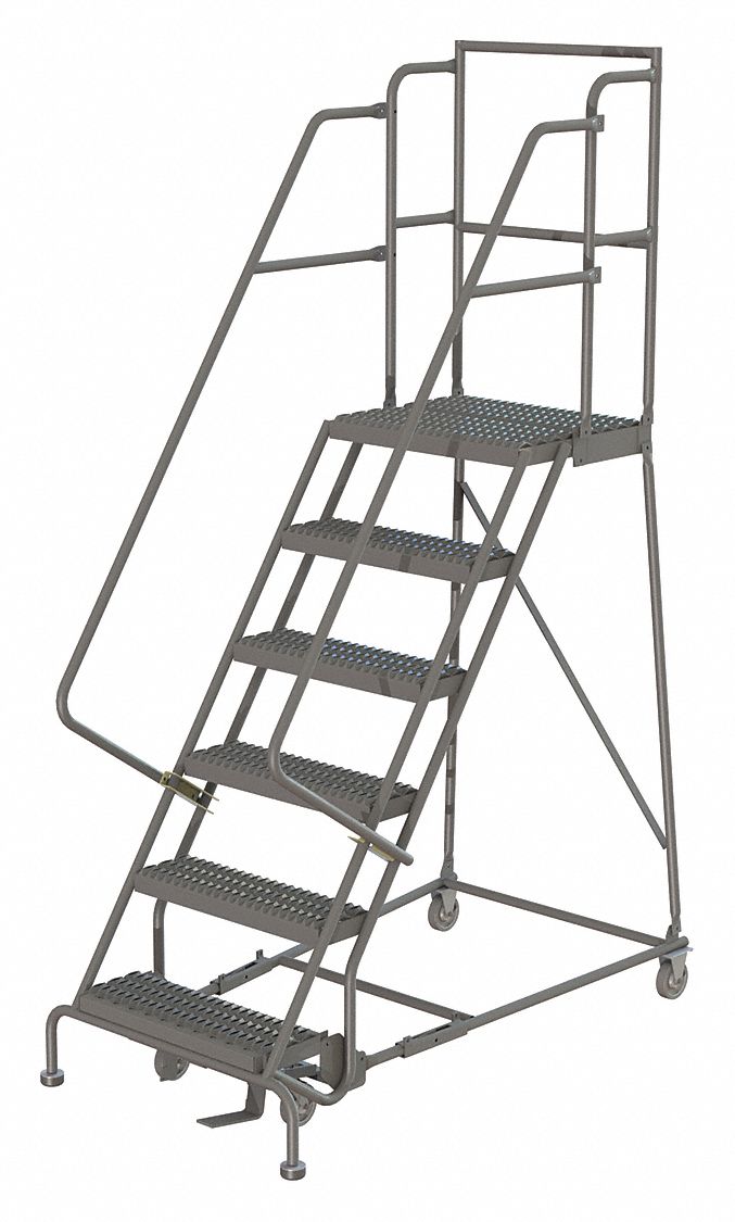 TRI-ARC, 5 ft Platform Ht, Unassembled, Rolling Ladder - 25NW61 ...