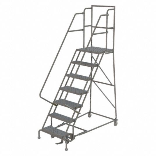 TRI-ARC, 5.8 ft Platform Ht, Unassembled, Rolling Ladder - 25NW73 ...