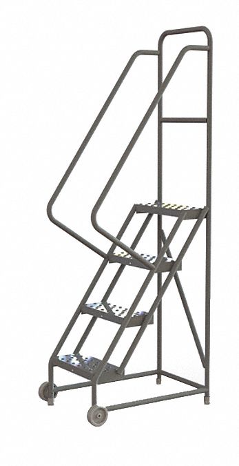 TRI-ARC, 3.3 ft Platform Ht, Unassembled, Rolling Ladder - 25NX06 ...