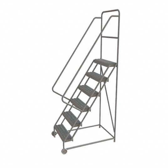 TRI-ARC, 5 ft Platform Ht, Unassembled, Rolling Ladder - 25NX15 ...