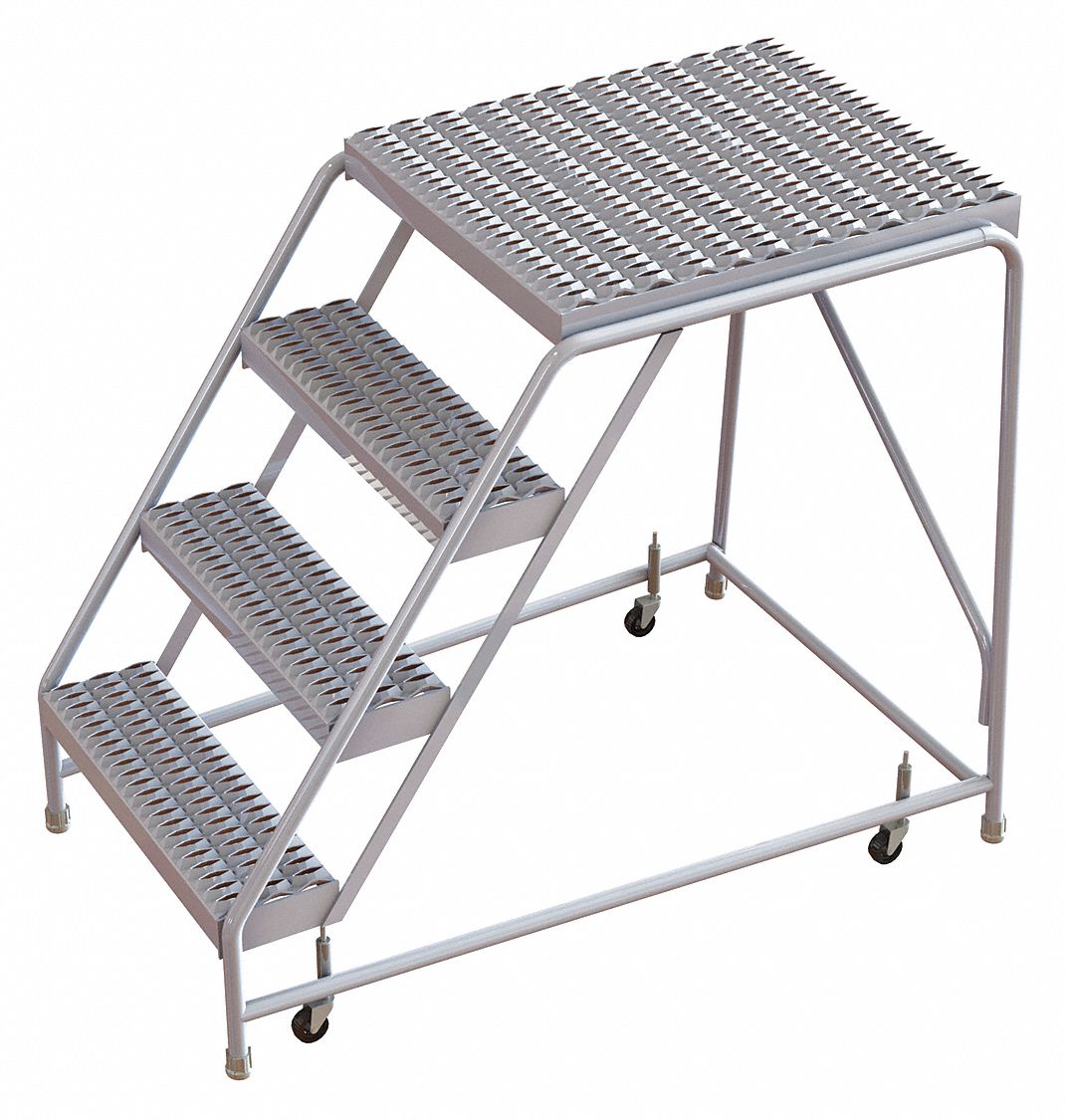TRI-ARC, 3.3 ft Platform Ht, Assembled, Rolling Ladder - 25NX74 ...