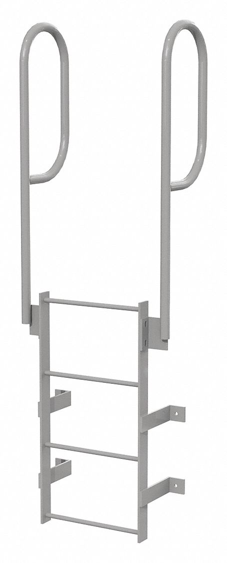 TRI-ARC, 7 ft Overall Ht, 25 in Overall Wd, Fixed Ladder - 25NZ36 ...