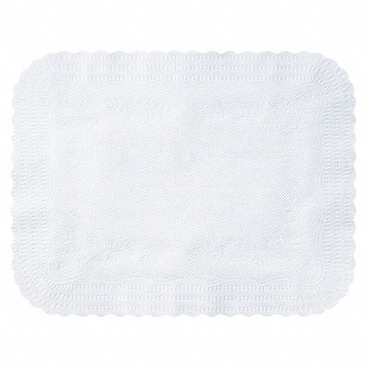 HOFFMASTER 14 in x 19 1/8 in White Disposable Paper Tray Cover; PK1000 ...