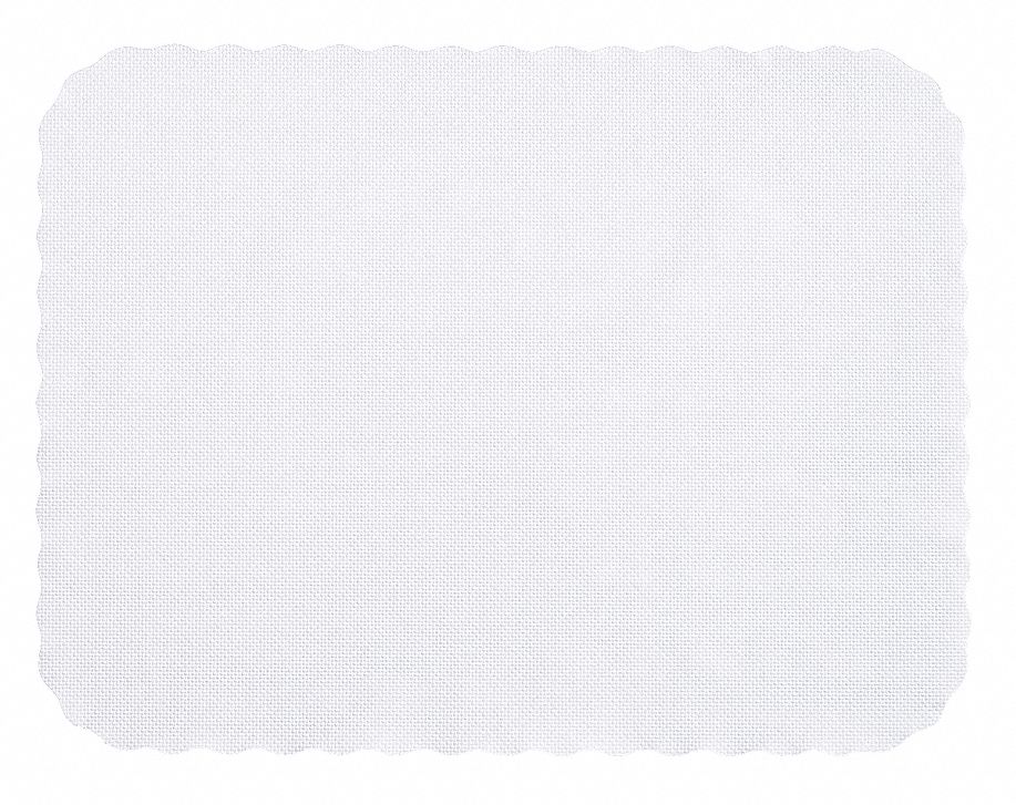 14 in x 19 in White Disposable Paper Tray Cover; PK2000 - Grainger