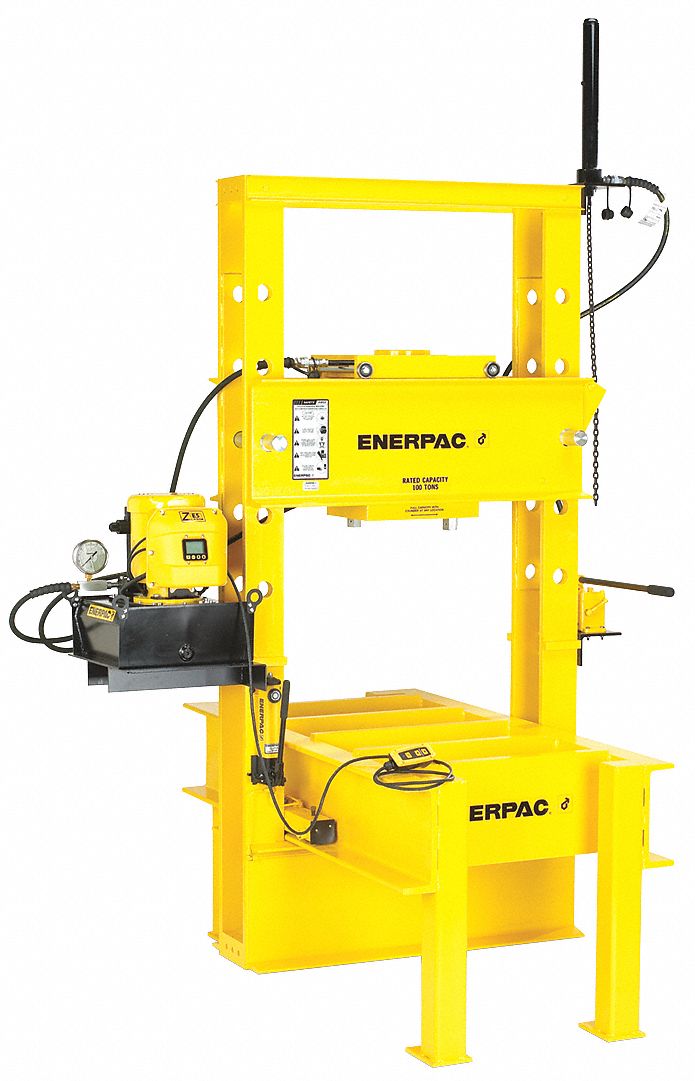 ENERPAC, Electric, Roll Frame, Hydraulic Press - 25TU77|IPR10075 - Grainger