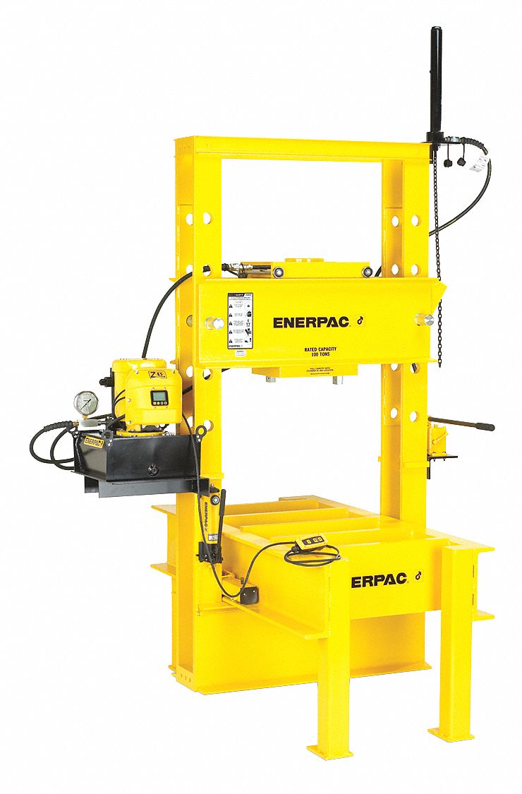 ENERPAC, Electric, Roll Frame, Hydraulic Press - 25TU79|IPR5075 - Grainger
