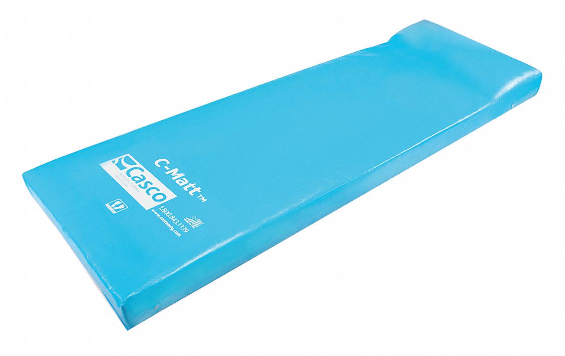 C-MATT, Ocean Blue, 80 in Overall Lg, Institutional Mattress - 25UM11 ...