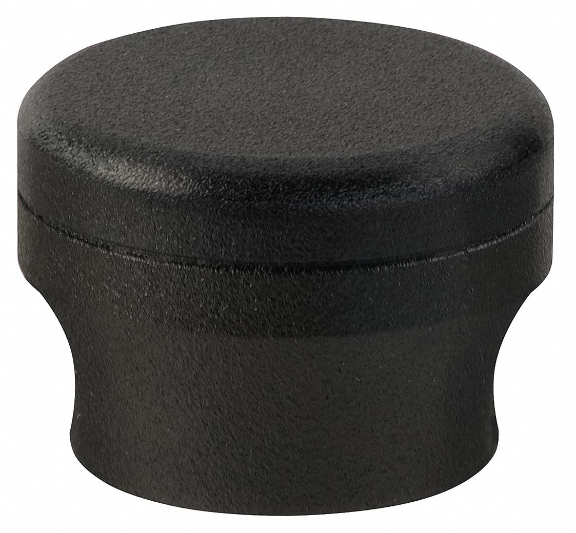 ASP Baton Grip Cap End, Black, Textured - 25VF04|52916 - Grainger