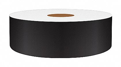 VNM SIGNMAKER 1IN BLACK REFLECTIVE VINYL, 75FT - Continuous Label Stock ...