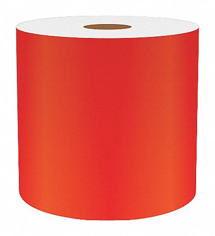 VNM SIGNMAKER 4IN RED REFLECTIVE VINYL, 75FT - Continuous Label Stock ...