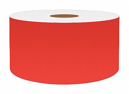 VNM SIGNMAKER 2IN FLUORESCENT ORANGE VINYL, 75FT - Continuous Label ...