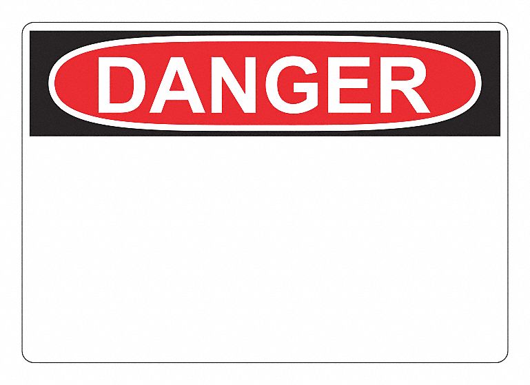 VNM SIGNMAKER LABELS WITH OSHA DANGER HEADER, ADHESIVE, 3 X 5 IN, WHITE ...