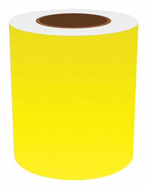 VNM SIGNMAKER 6IN YELLOW VINYL TAPE, 150FT - Continuous Label Stock ...