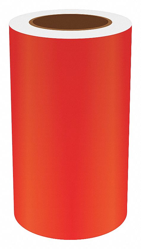 VNM SIGNMAKER 8IN RED REFLECTIVE VINYL, 75FT - Continuous Label Stock ...