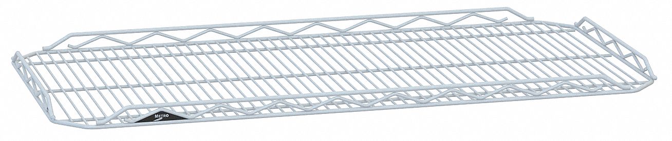 METRO, 48 in x 14 in, 1 Shelves, Wire Display Shelf - 25W834|HDM1448QW ...