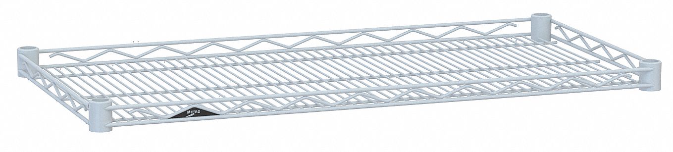 METRO, 36 in x 14 in, 1 Shelves, Wire Display Shelf - 25W914|HDM1436W ...