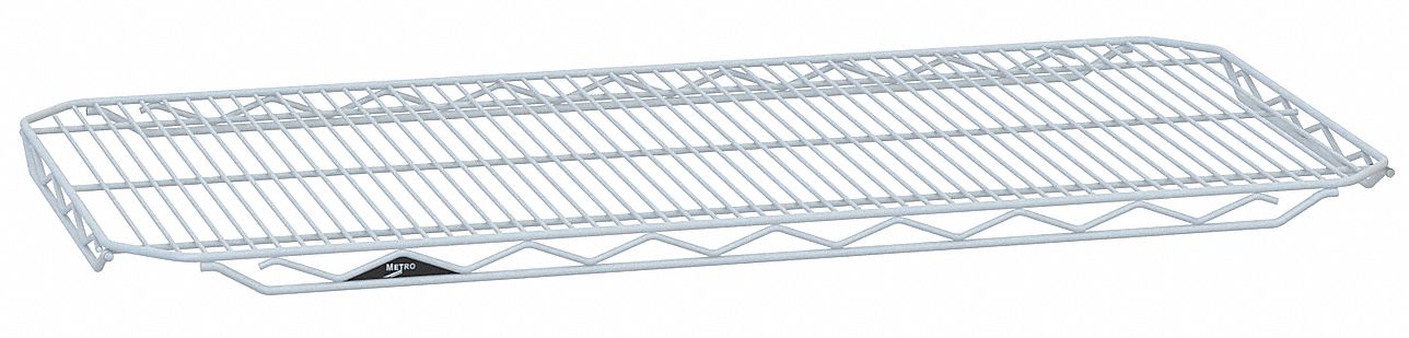 METRO, 48 in x 14 in, 1 Shelves, Wire Display Shelf - 25W995|1448QW ...