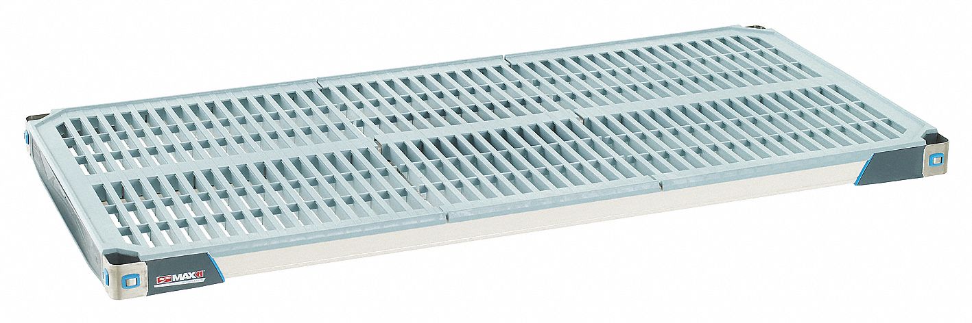METRO, 24 in x 30 in, Ventilated Shelf, Shelf - 25X068|MX2430G - Grainger
