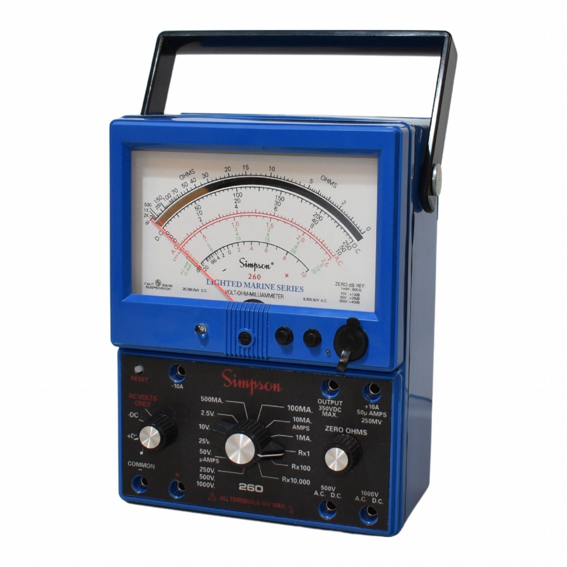 SIMPSON ELECTRIC, Analog Multimeter - 405HL5|12400 - Grainger