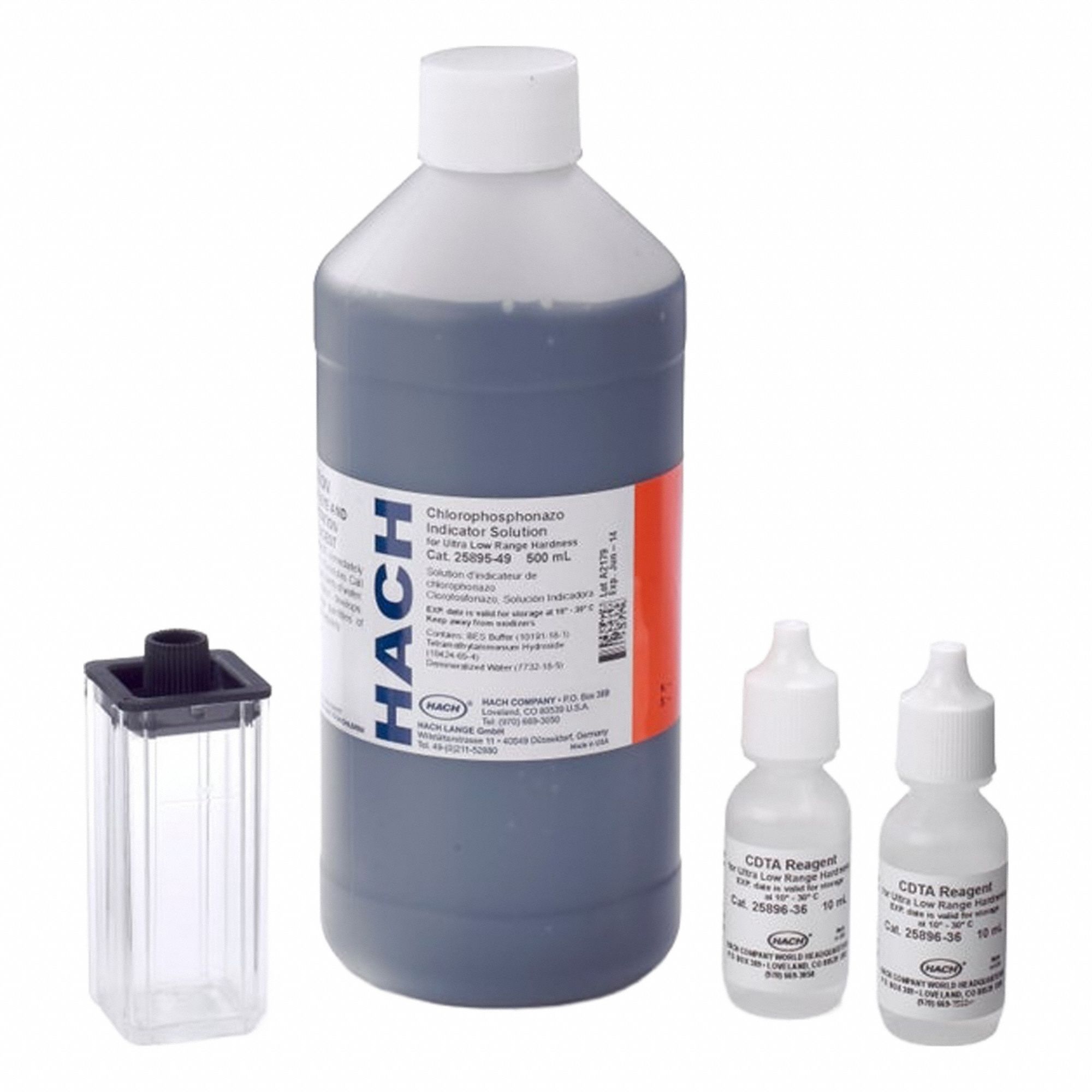 HACH, 4 to 1,000 µg/L, 2603101, Reagent Set - 897WK2|2603101 - Grainger