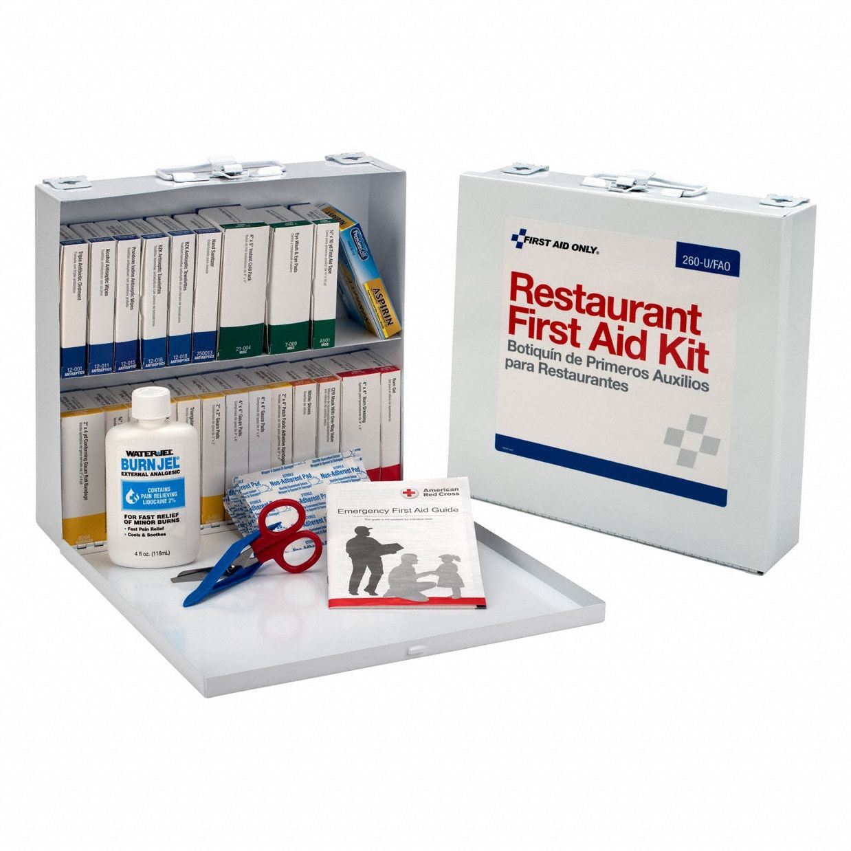 FIRST AID ONLY, Restaurant, 75 People Served, First Aid Kit and Housing ...