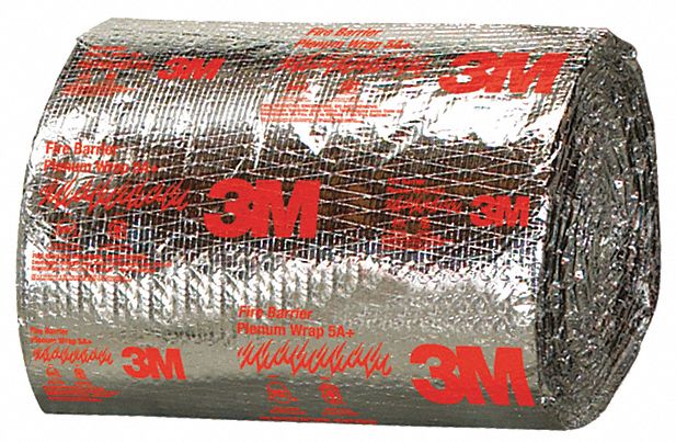 3M, 25 ft Overall Lg, 48 in Overall Wd, Fire Barrier Wrap - 261M87 ...