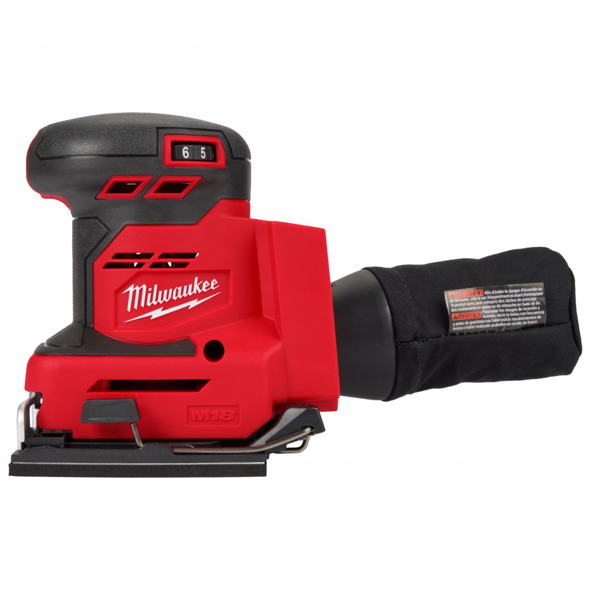 MILWAUKEE, M18™, Bare Tool, Sheet Sander - 794JY1|2649-20 - Grainger